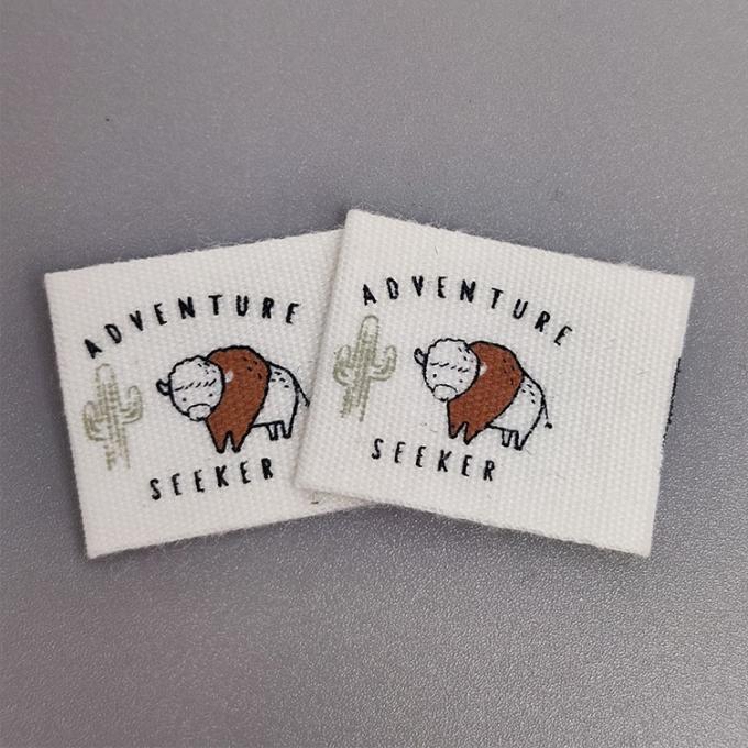 Name Custom Embroidered Clothing Baby Labels Cotton Tape Printed Custom ...