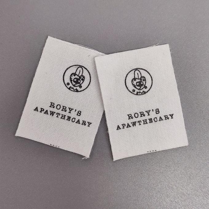 Name Custom Embroidered Clothing Baby Labels Cotton Tape Printed Custom ...